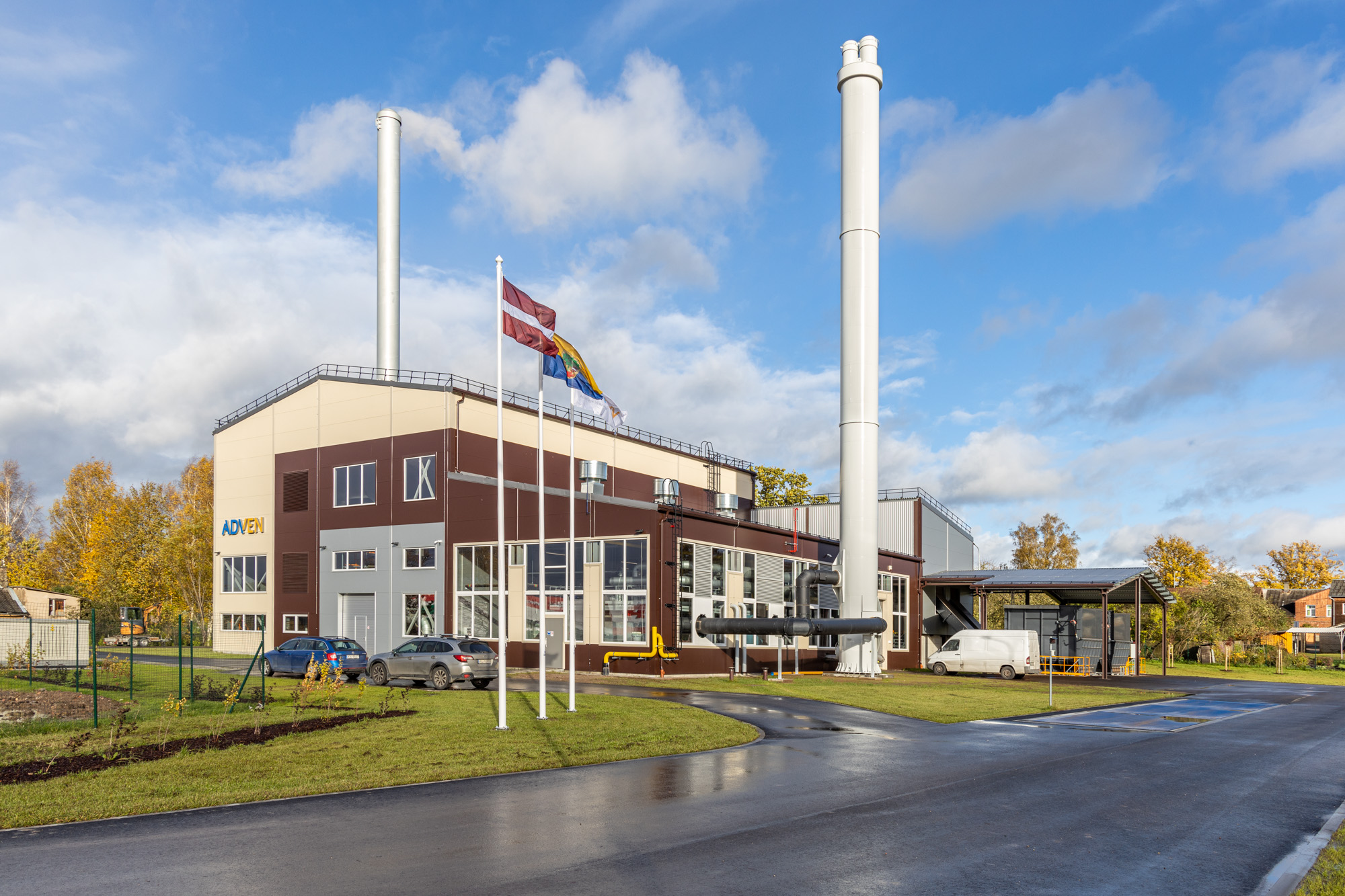 The wood chip boiler house opened in Valmiera - Monum